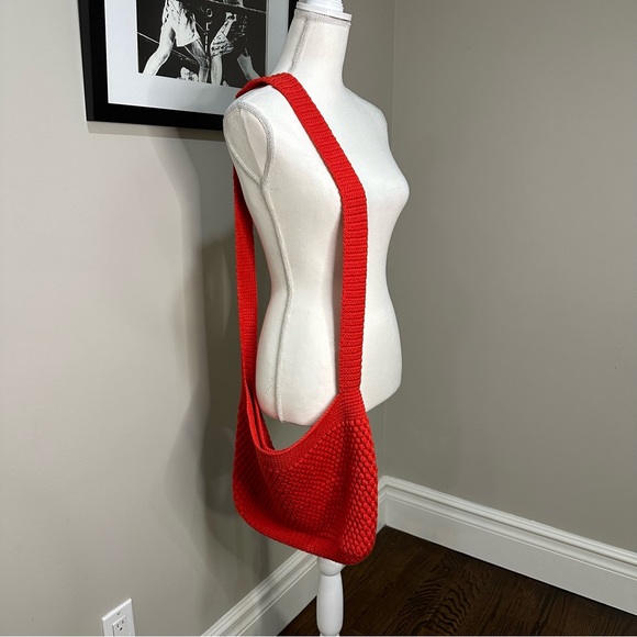Bags | Red Crochet Bag | Poshmark
